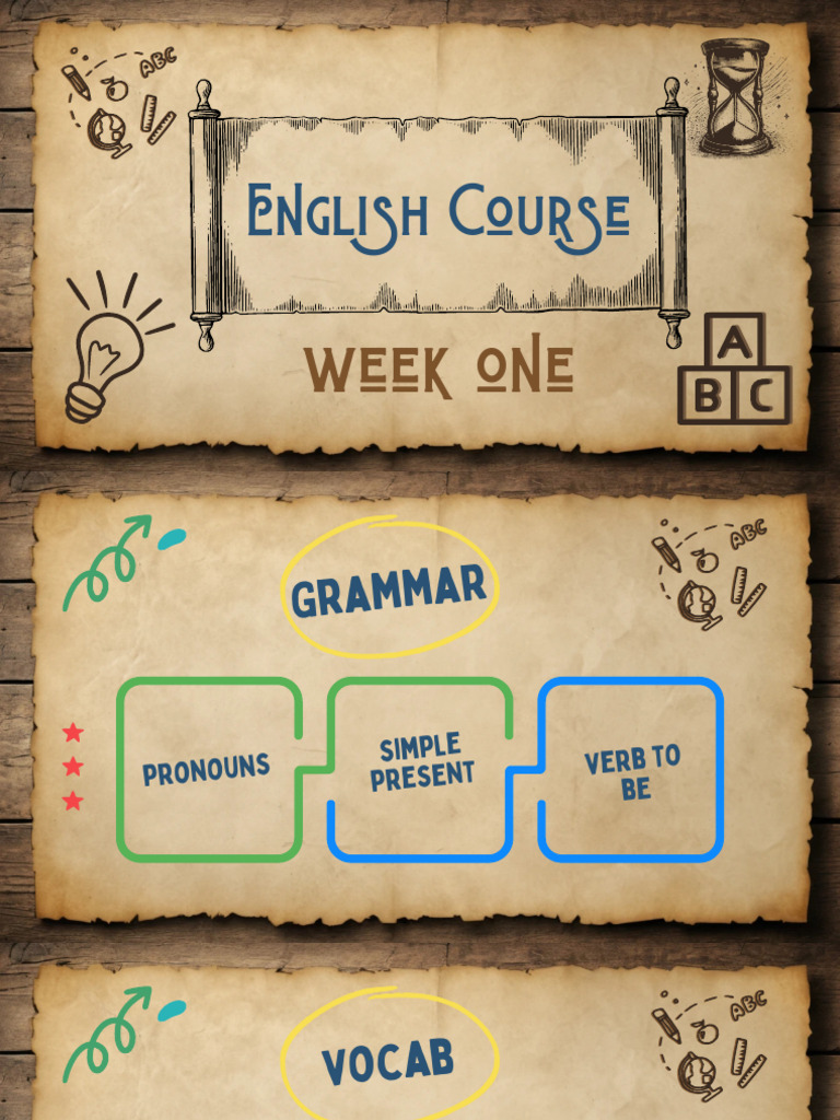 Course Plan - Week One | PDF