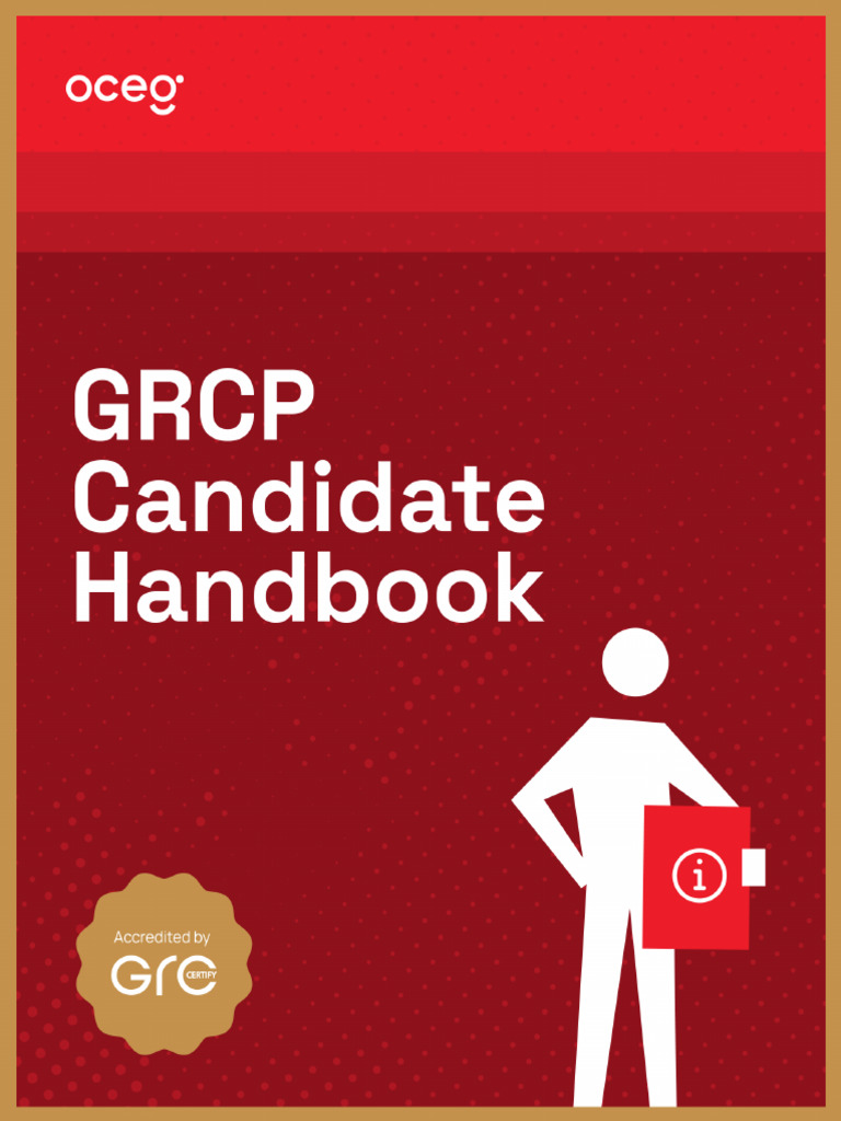 Refresh - GRCP Candidate Handbook Sample Questions - JAN2024-Protected ...