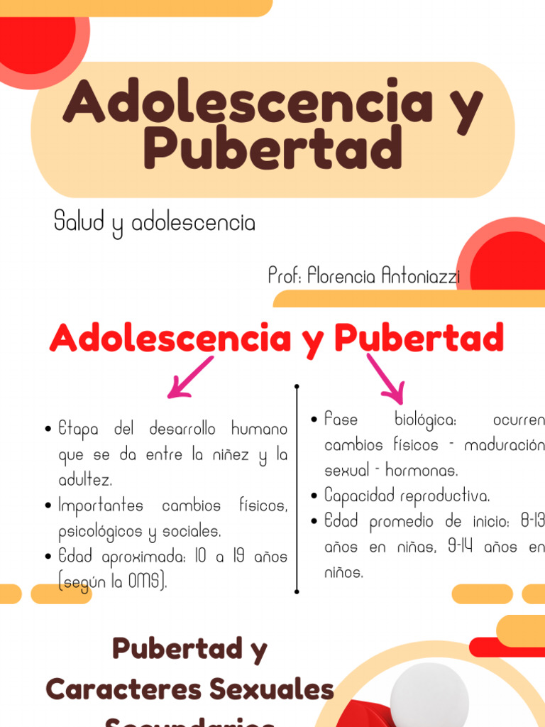 Adolescencia y Pubertad | PDF