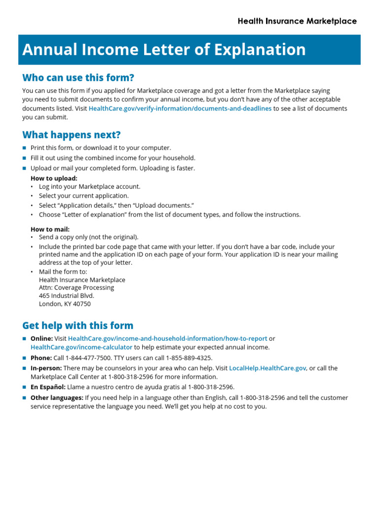 Annual Income Letter Explanation | PDF | Computing