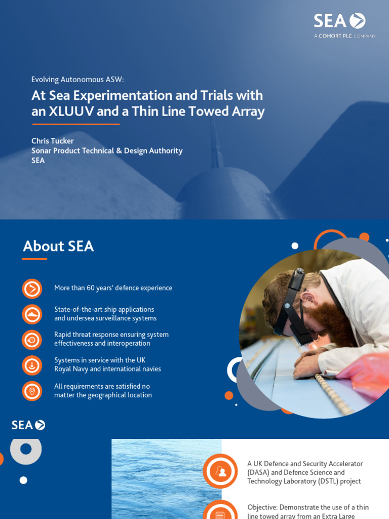 SLIDES Evolving Autonomous ASW at Sea Experimentation and Trials With ...