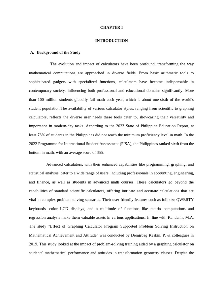 Research Paper (Chapter 1 and 2) - Ancayan, Anico, Piedad | PDF ...