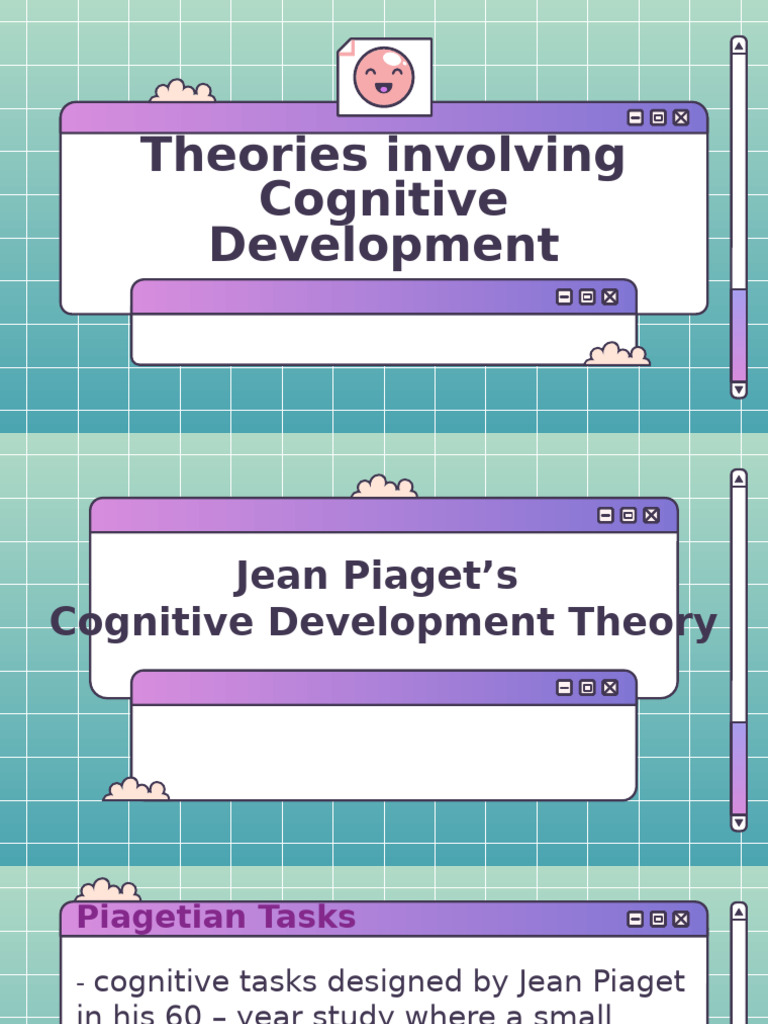 Jean Piagets Cognitive Devt 1 | PDF | Schema (Psychology) | Cognition