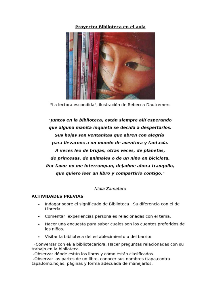 Proyecto Mi Biblioteca | PDF | Bibliotecas