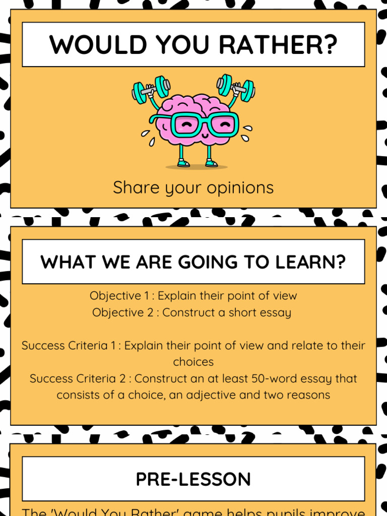 Share Your Opinions | PDF