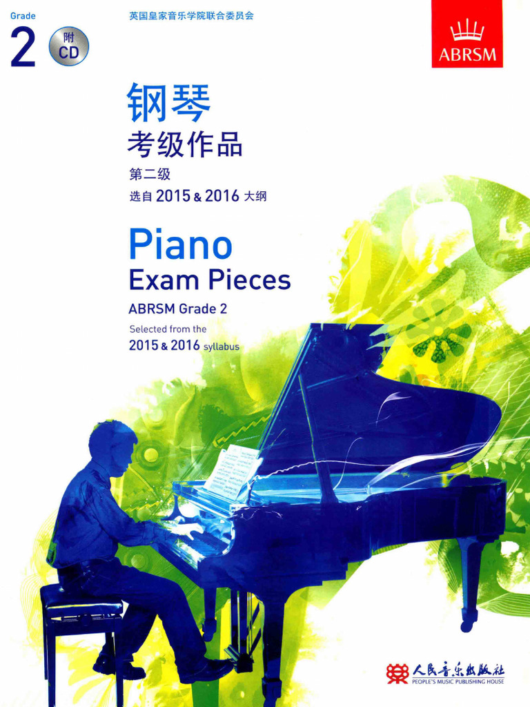 Piano Exam Pieces ABRSM Grade 2 Selected From the 20152016 Syllabus ...