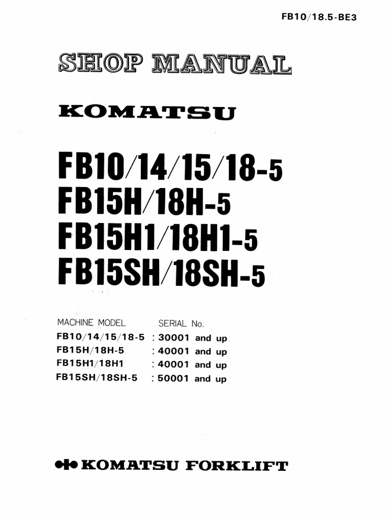 Manual FB10 - 18.5-Be3 | PDF