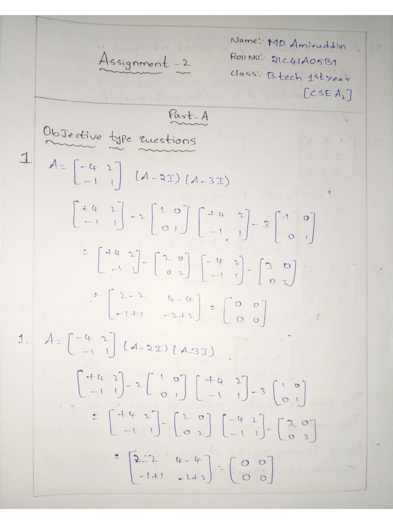 Maths Assignment 2 | PDF