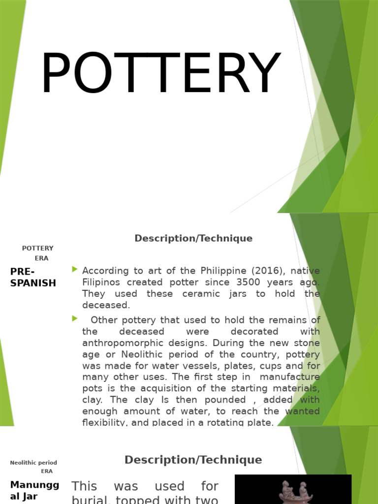 History of Pottery in the Philippines | PDF