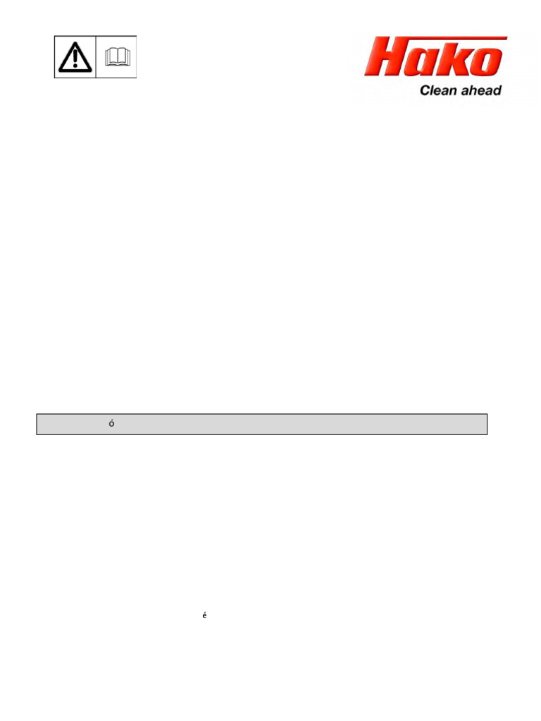 Manual de Usuario Sweepmaster B800R | PDF | Cambiar | Diodo emisor de luz