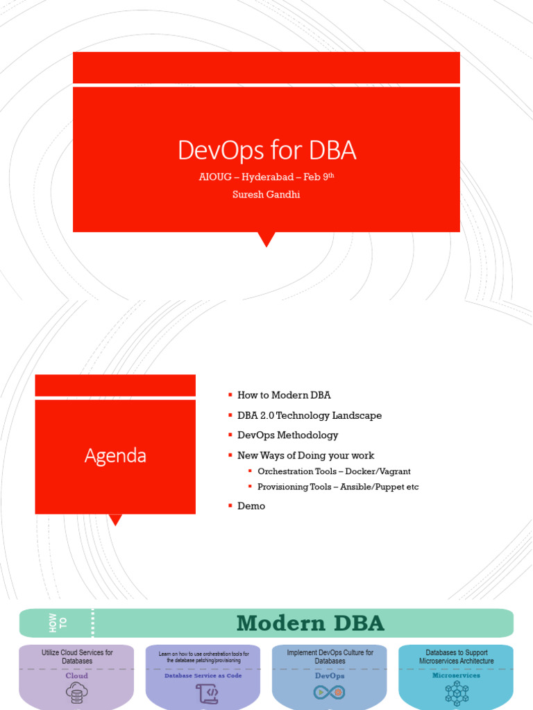 DevOps For DBA Part1 | PDF