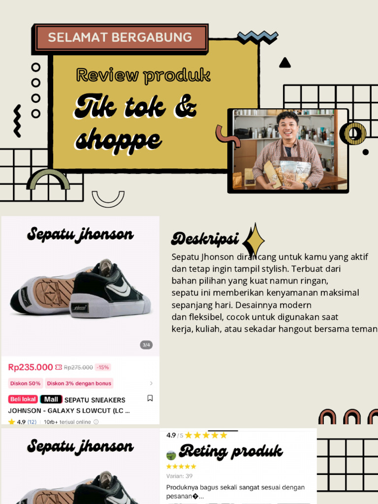 Coklat Kuning Kekinian Estetik Gabung Jualan Pengenalan Produk ...