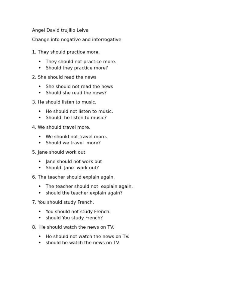 CLASSWORK #5 Ingles Nivel 2 | PDF