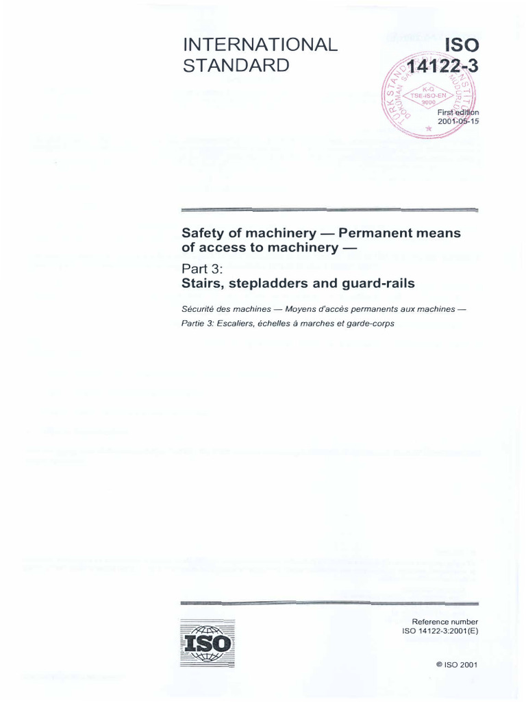 Iso EN-14122-3 | PDF