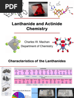 Lanthanides and Actinides Overview | PDF | Lanthanide | Actinide