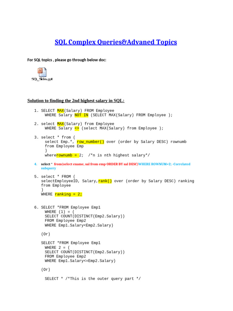 SQL Stuff by Venkat v1.0 | PDF | Database Index | Relational Database