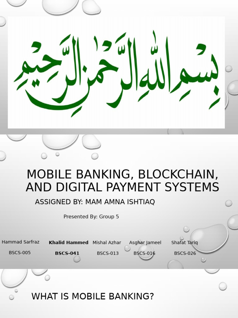 Mobile Banking, Blockchain, and Digital Payment | PDF | Banks | Cryptocurrency