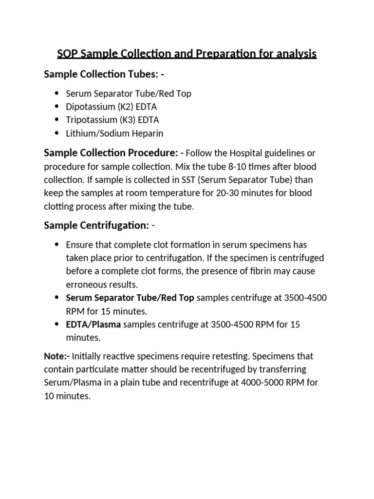 Centrifugation Errors in Serum Samples | PDF | Blood Plasma | Coagulation