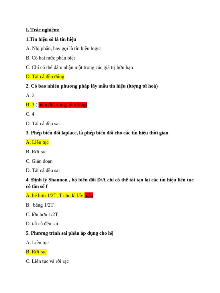 TN TLN Điều Khiển Số | PDF