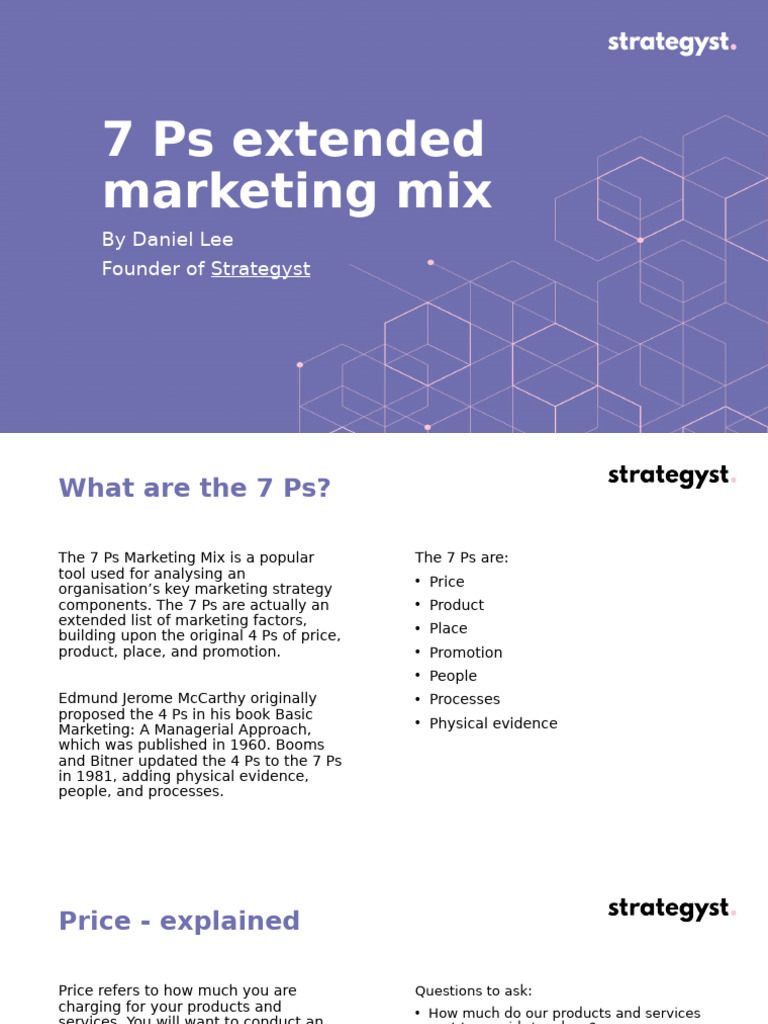 Strategyst 7ps Extended Marketing Mix 201111015426 | PDF | Marketing ...