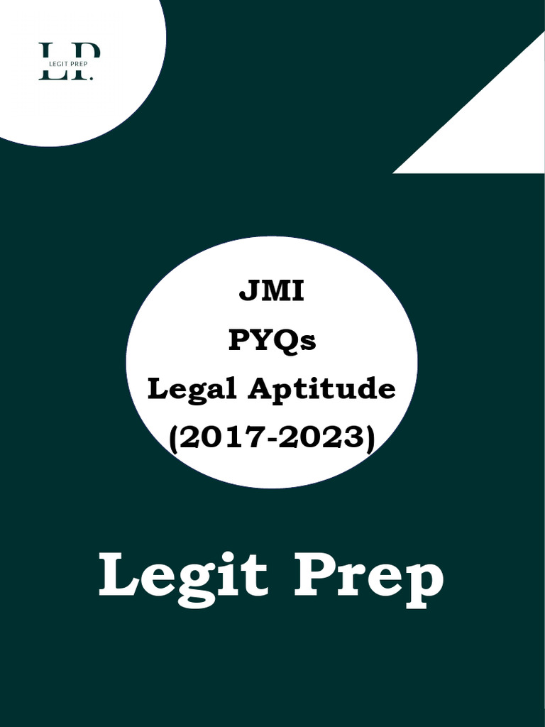 Legal Aptitude PYQs (Legit Prep) | PDF | Defamation | Crimes