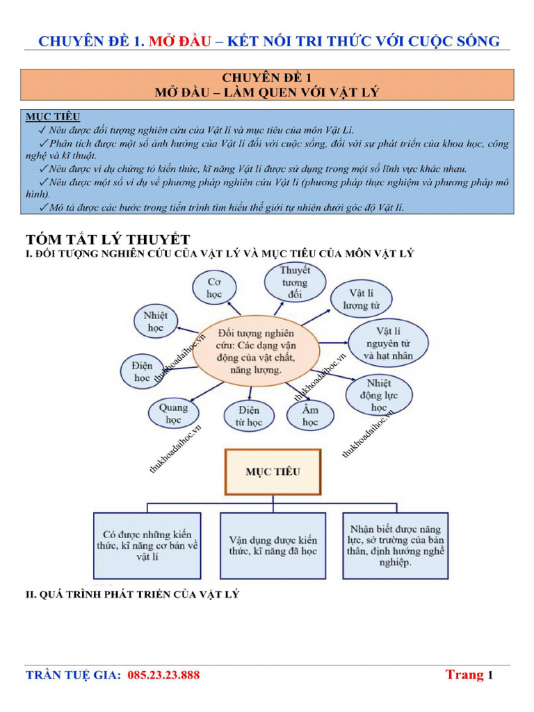 1.1. Lam Quen Voi Vat Ly | PDF