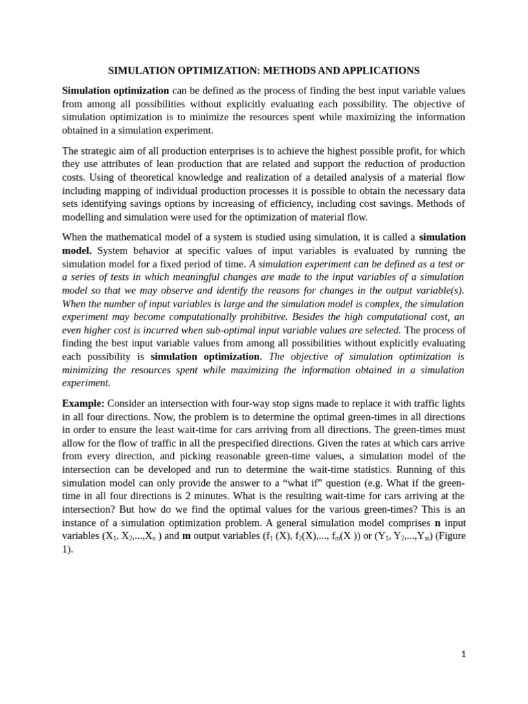 No.14..Simulation Optimization | PDF | Algorithms | Computational Science