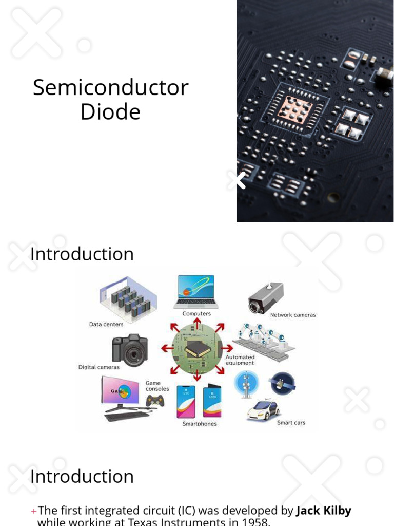 Lesson 1 - Semiconductor Diode | PDF | P–N Junction | Semiconductors