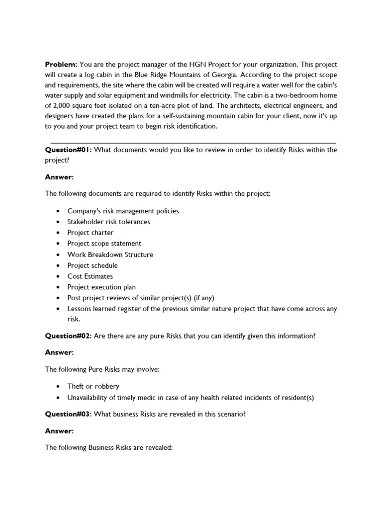 Activity#01 (Risk Manangement) | PDF | Risk | Focus Group