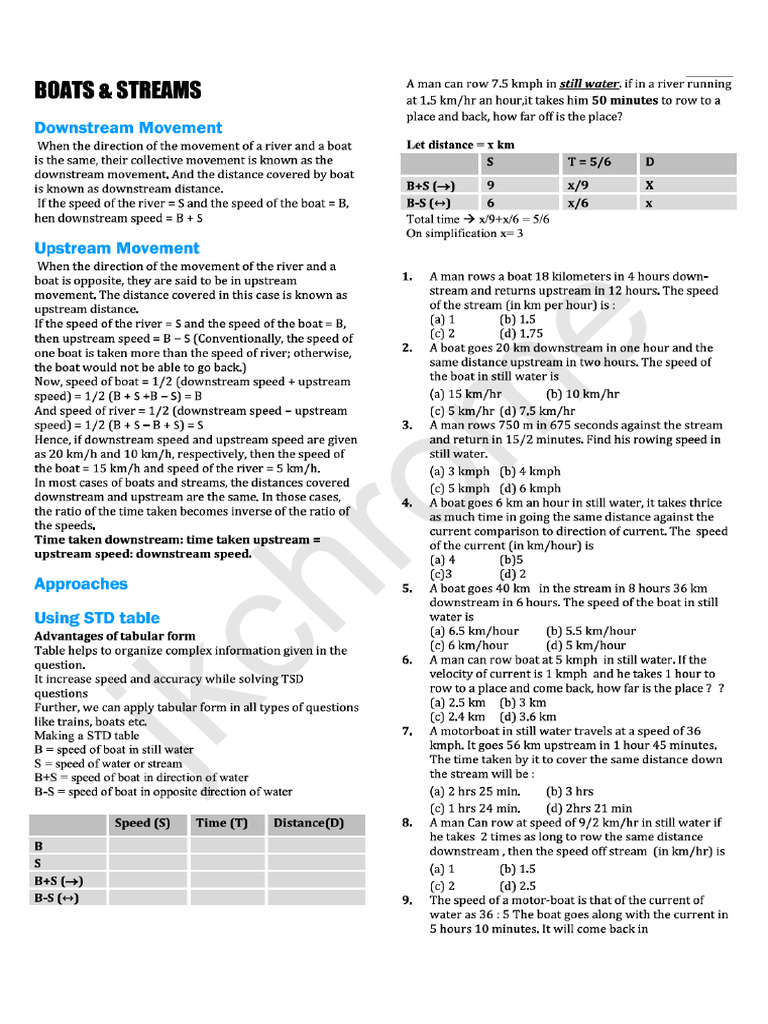 Boats and Streams | PDF