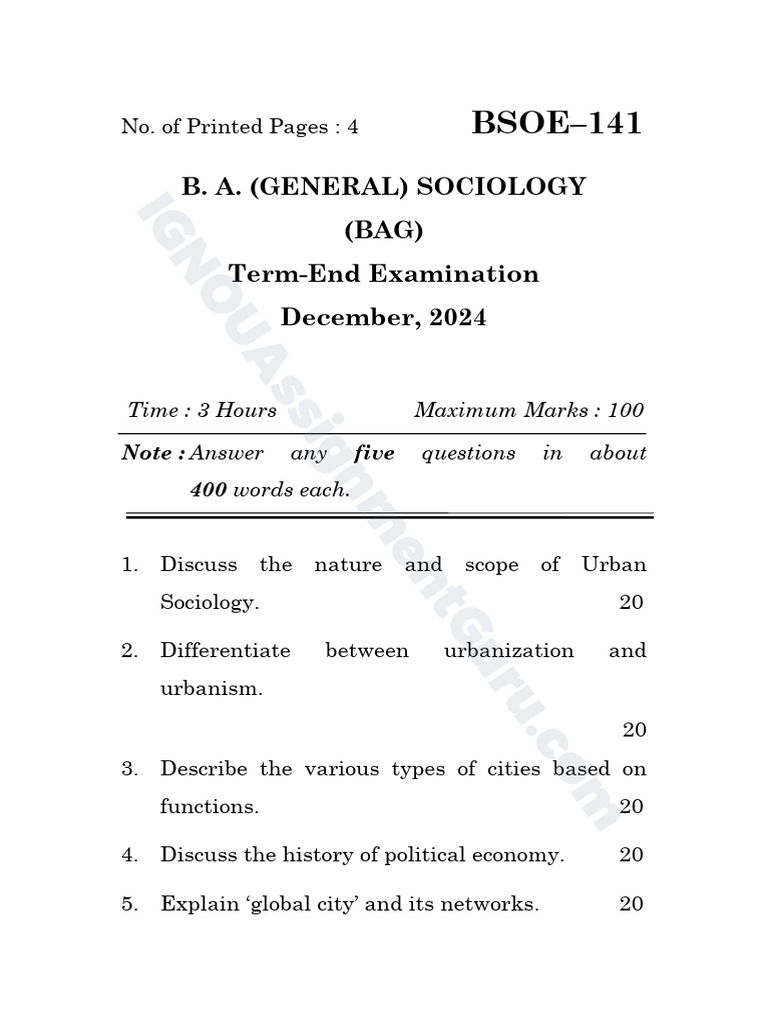 Dec - 2024 BSOE-141 | PDF | Chess Openings | Chess
