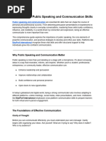Master Public Speaking Like TED | PDF | Storytelling | Narrative