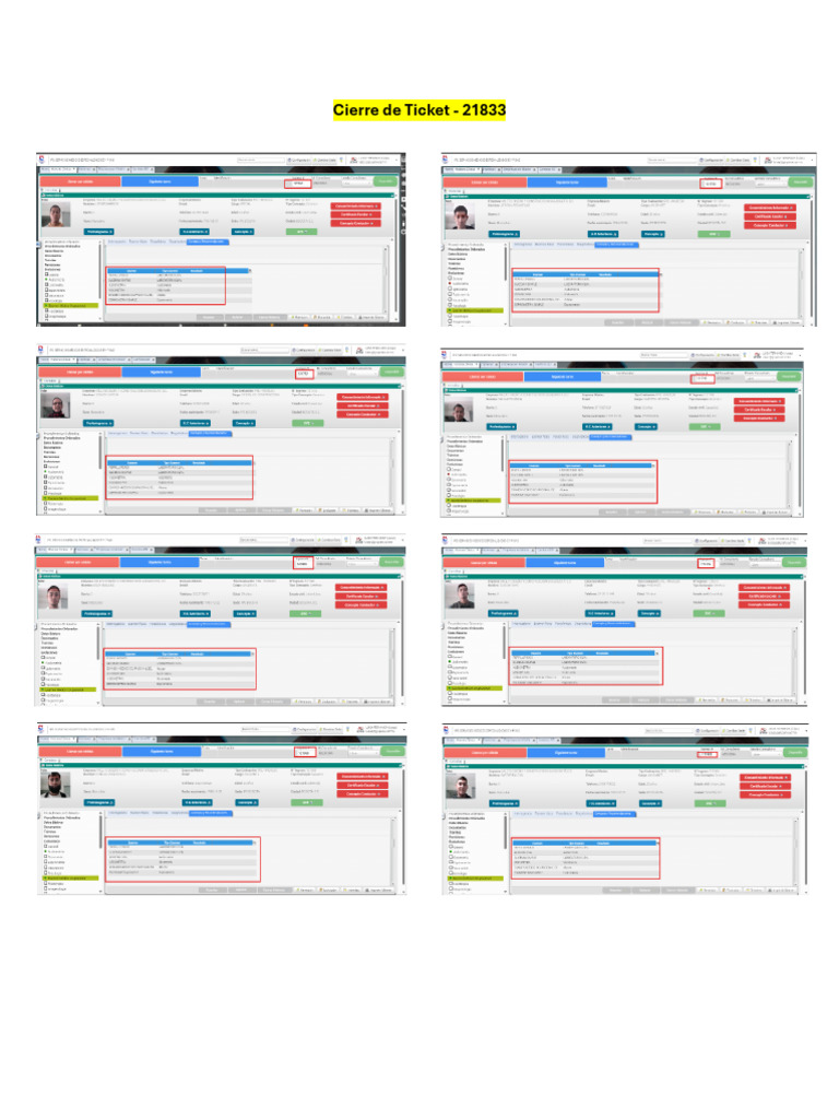 Cierre de Ticket - 21833 | PDF