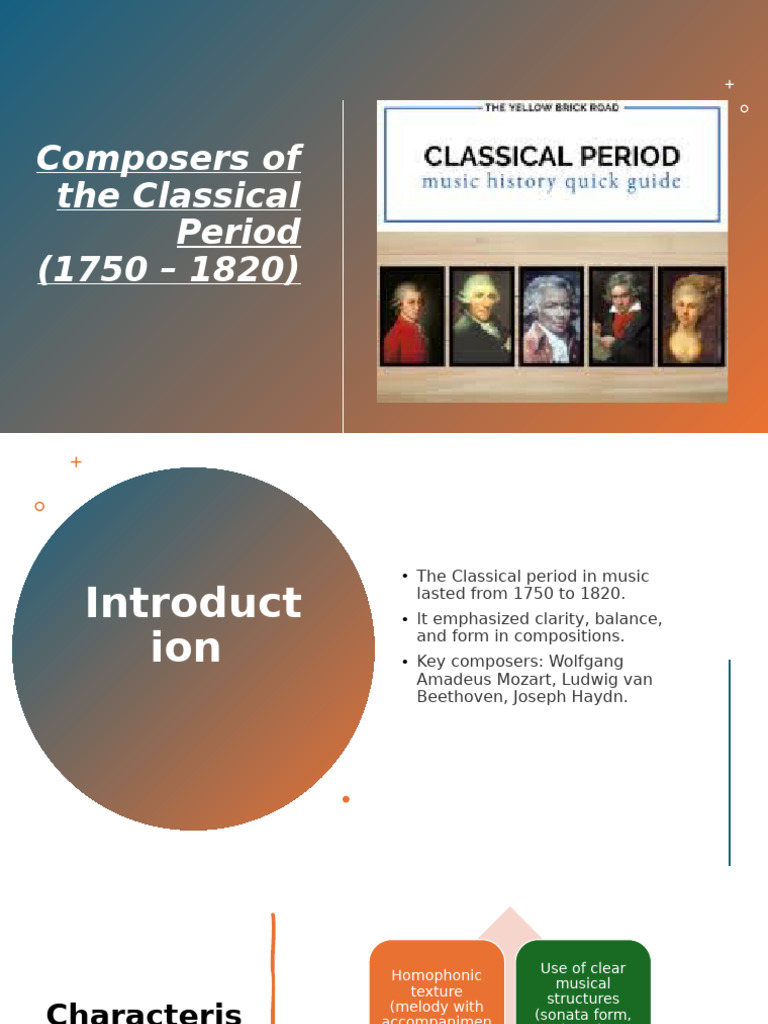 Composers of The Classical Period | PDF