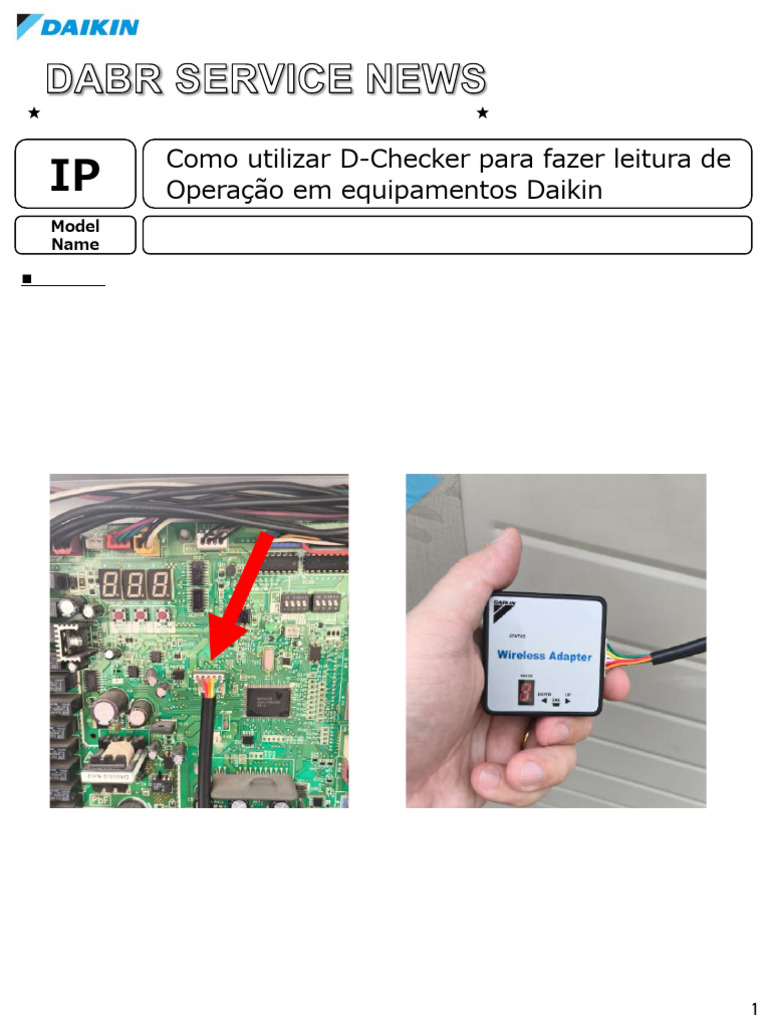 Uso do D-Checker em Equipamentos Daikin | PDF | Bluetooth | Informática