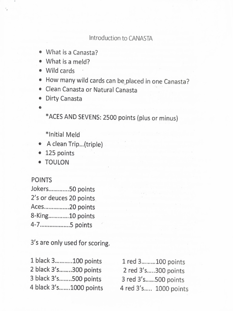 Myrna's Canasta Rules Scanned - 20250617-1017 | PDF