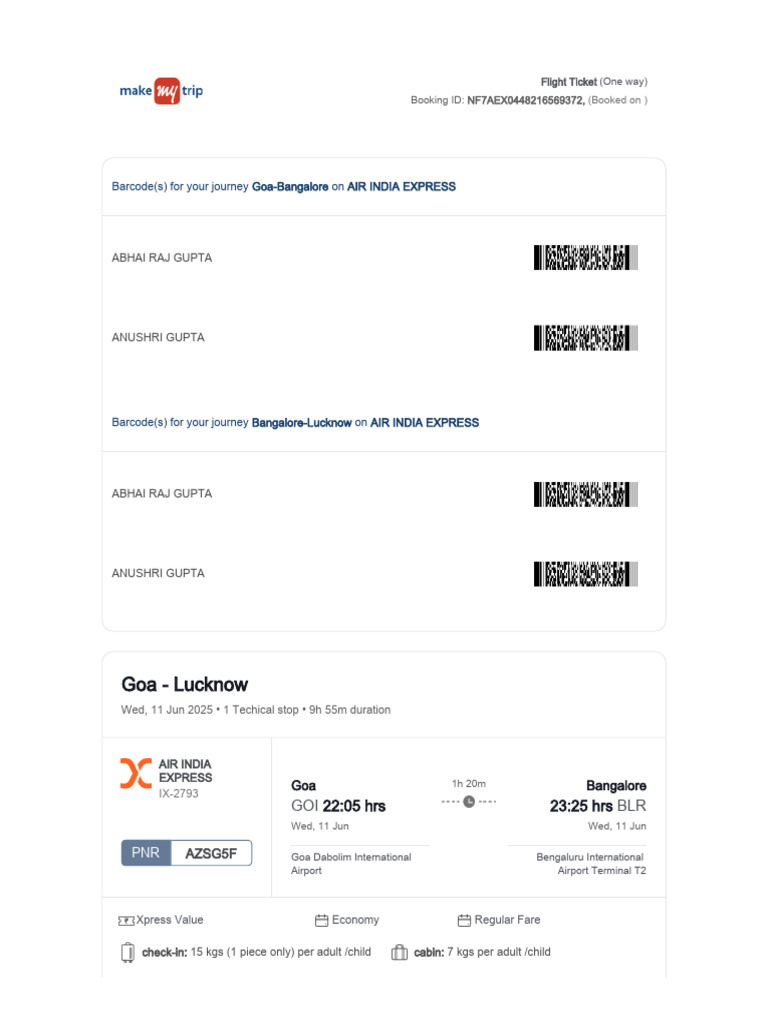 NF7AEX0448216569372 ETicket | PDF | Identity Document | Transport