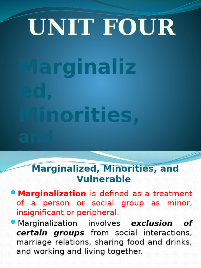 Marginalization and Vulnerability in Ethiopia | PDF | Minority Group ...