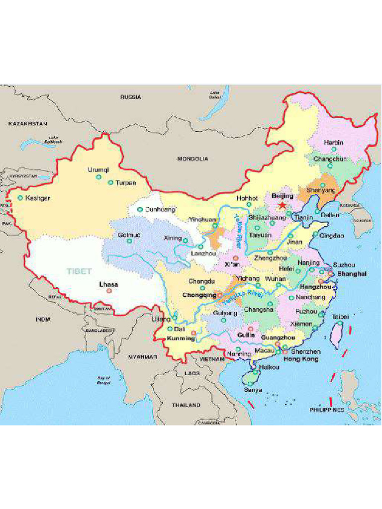 Printable China Cities | PDF