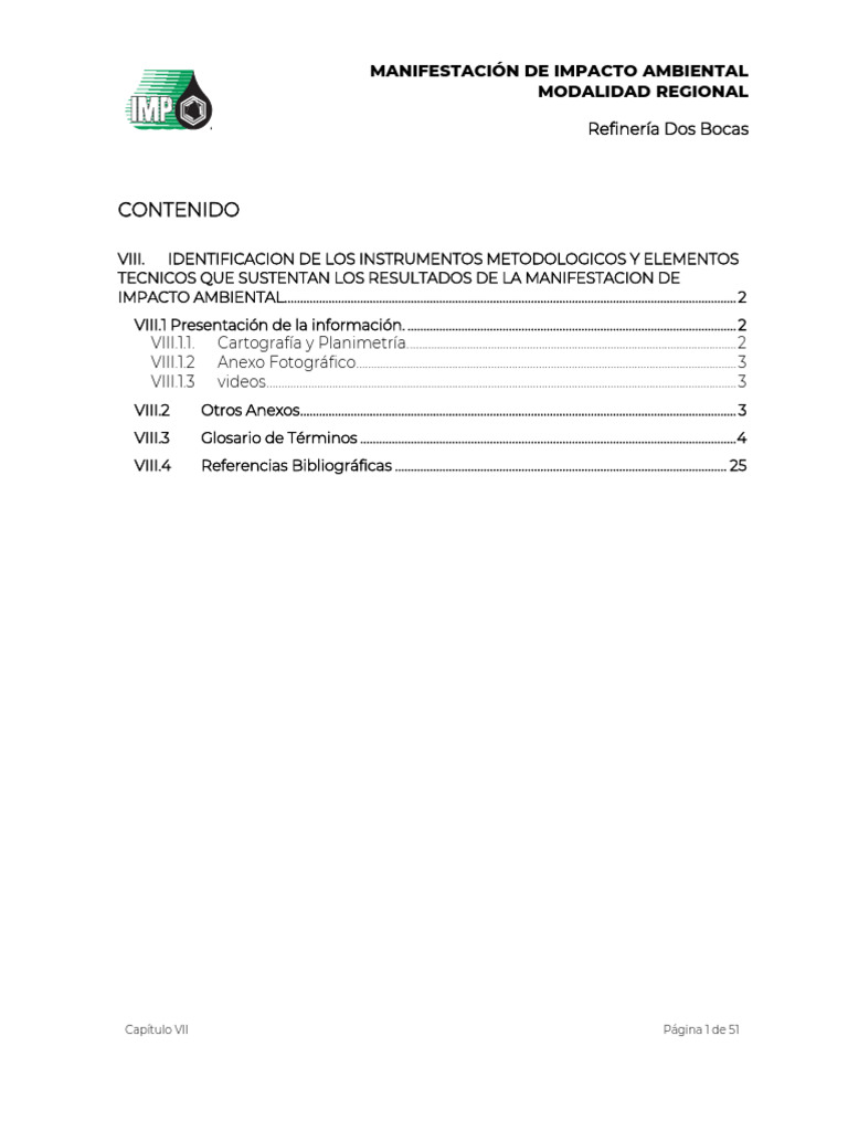 Capi Tulo VIII MIA 11-06-2019 | PDF | Residuos | Entorno natural