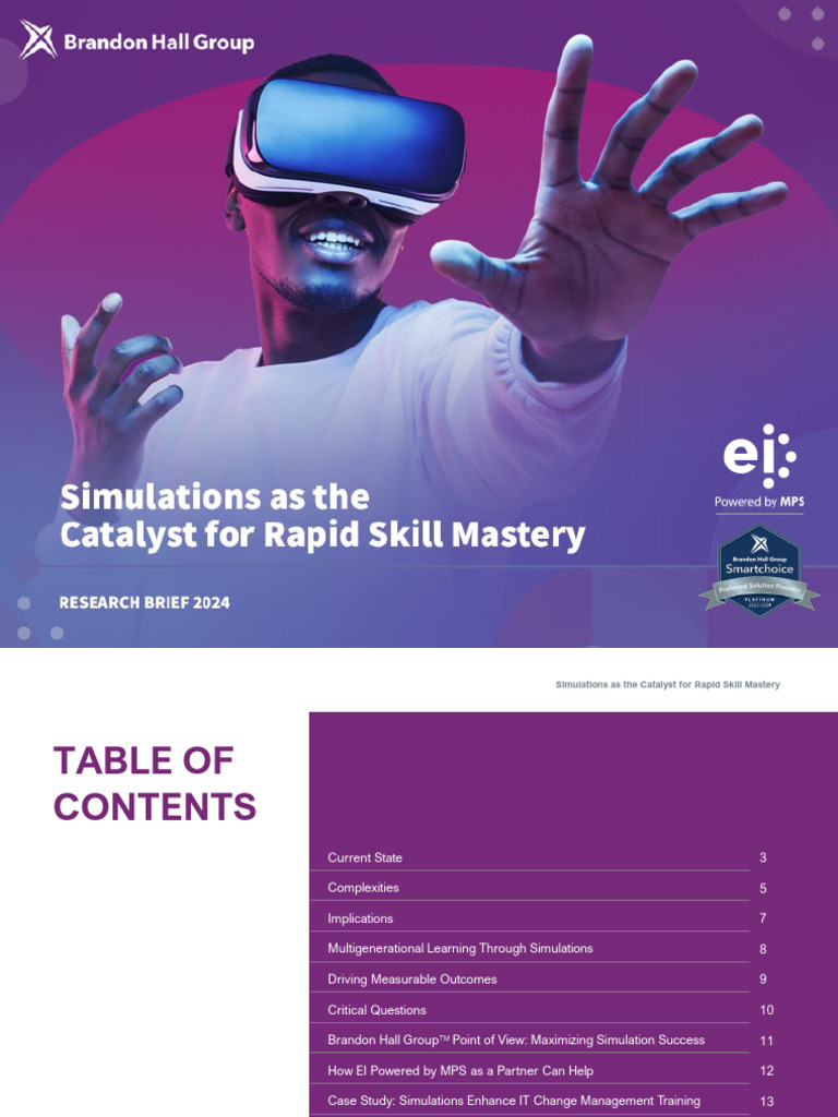 EI Simulations As Catalyst For Skill Mastery Final 092324 1 | PDF | Simulation | Learning