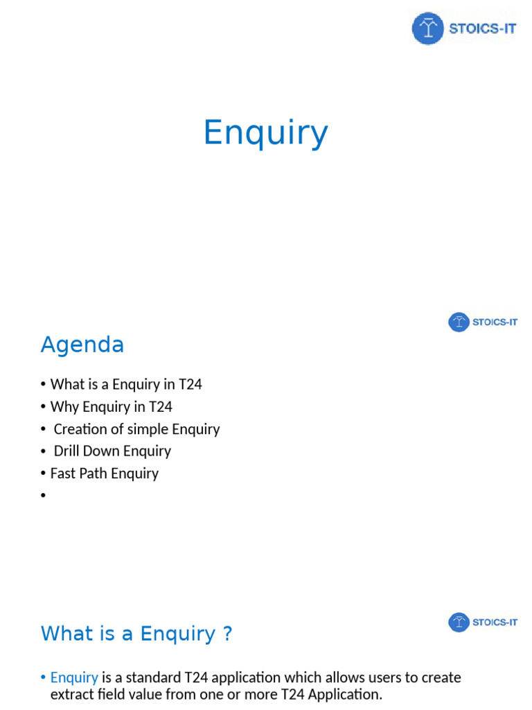 Enquiry | PDF