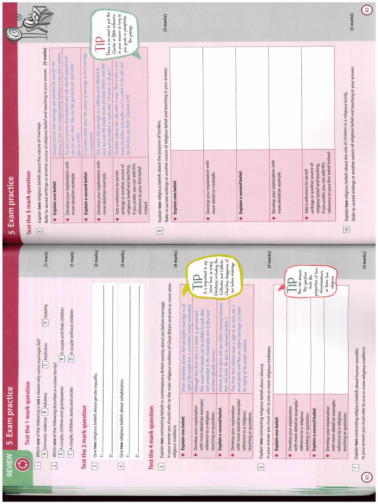 Relationships - Exam Practice | PDF