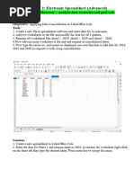 Consolidation in LibreOffice Calc | PDF