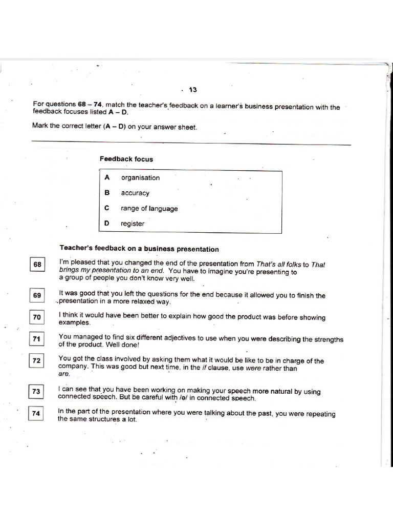 Modul 3. Feedback Focus | PDF
