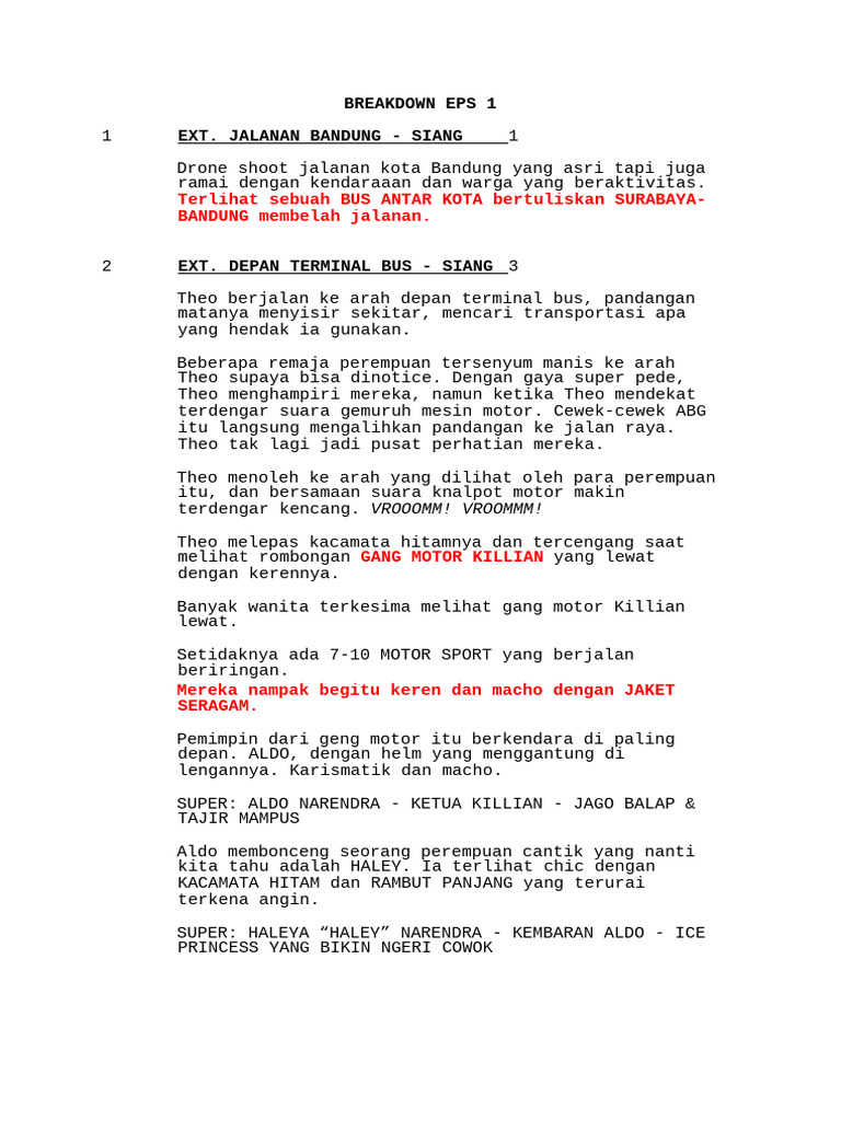 Breakdown Eps 1 | PDF