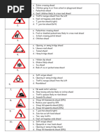 g1 Test Questions and Answers | PDF | Traffic | Intersection (Road)