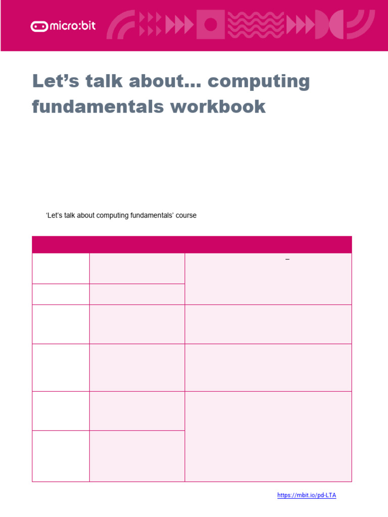 Let's Talk About : Computing Fundamentals Workbook | PDF | Debugging ...