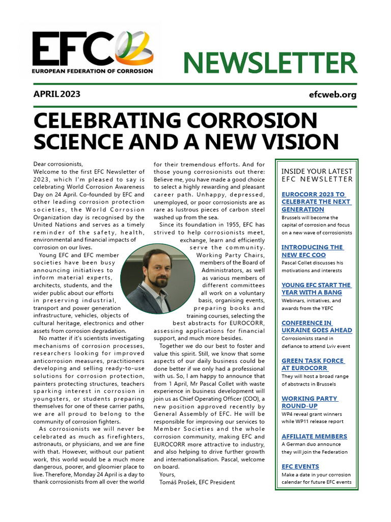 EFC e Newsletter 2023 April | PDF | Cement | Concrete