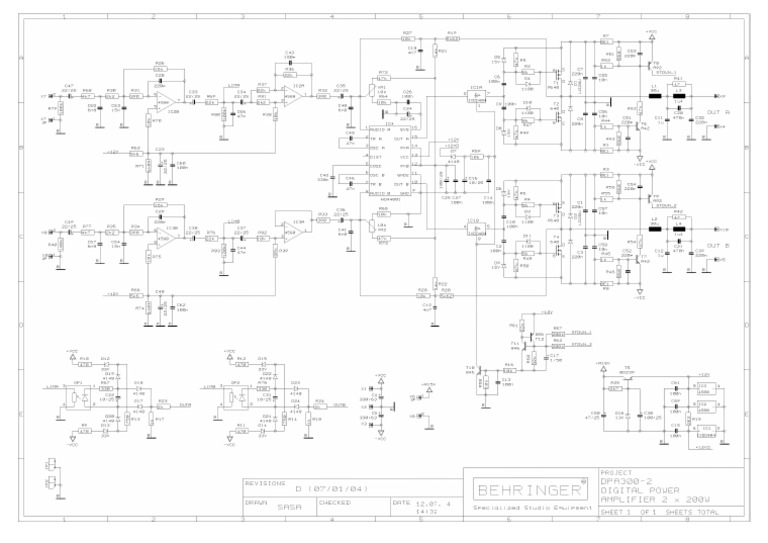 Pmh660m Schematics Power-Amp Rev D | PDF